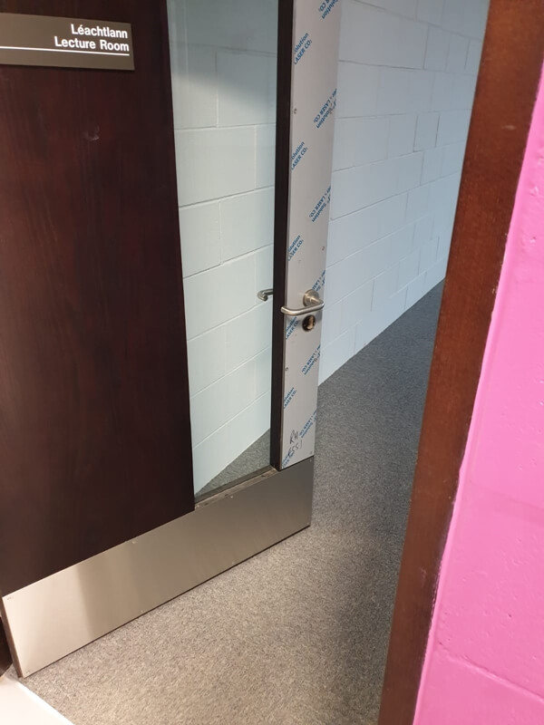 Stainless steel kick plates or push plates for fire doors – CS ...